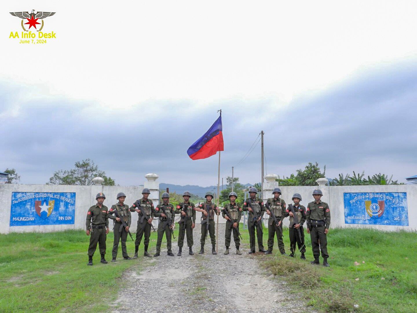 Arakan Army takes key military junta border post in western Myanmar ...