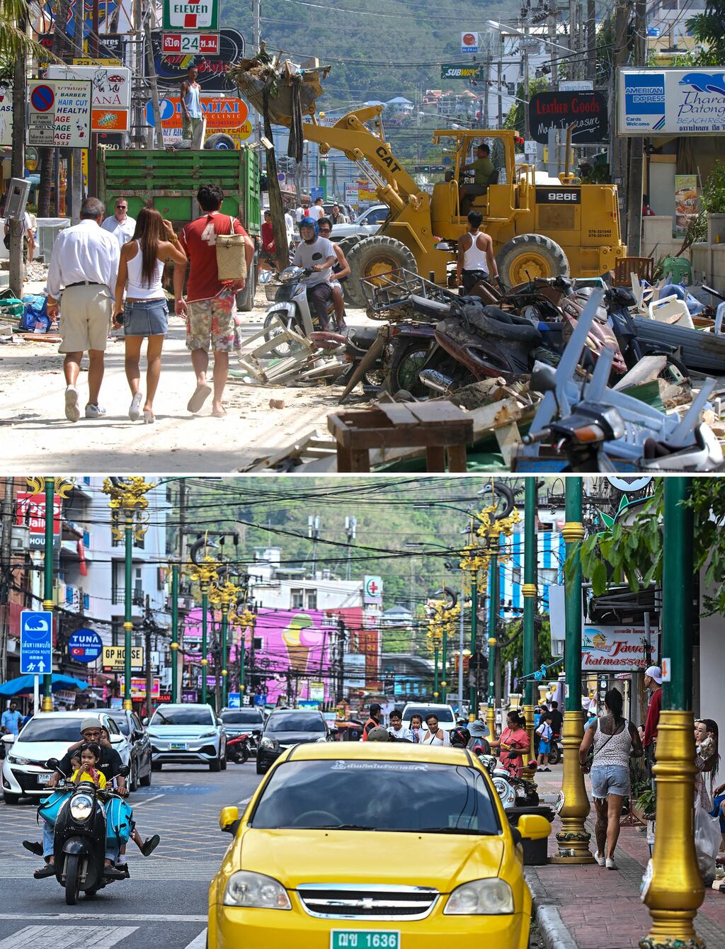 Photos: Before, after images compare and contrast scenes from Indian ...