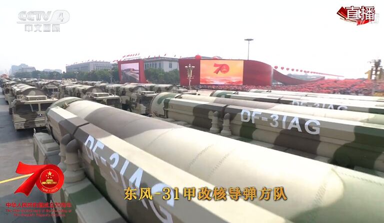 专栏 | 军事无禁区：战略威慑－看东风-31AG洲际导弹全射程发射 – 普通话主页