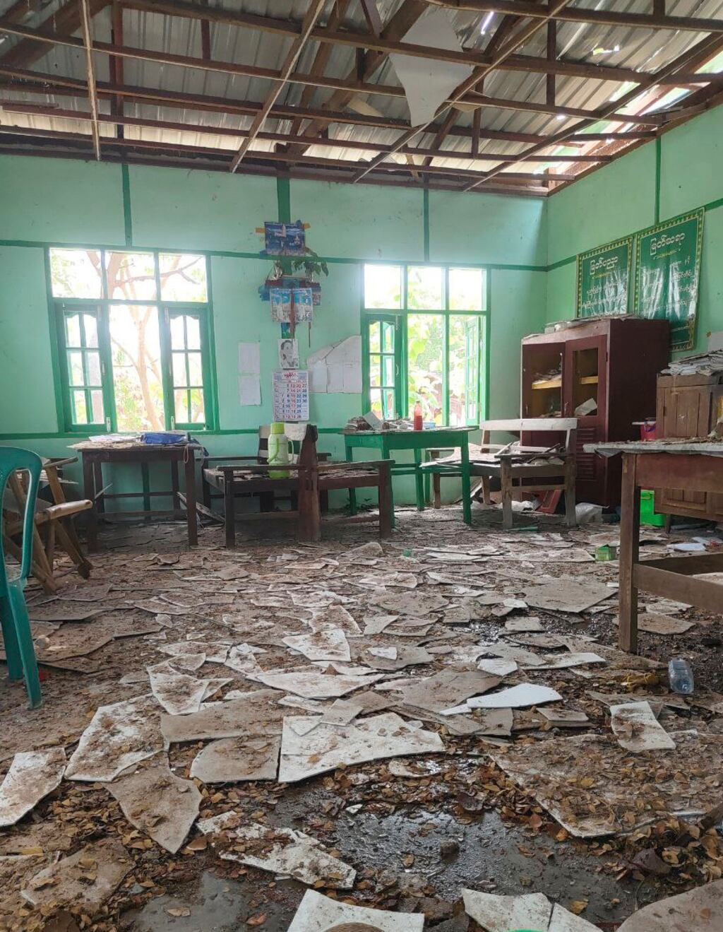 Junta bombs a school in central Myanmar, kills at least 20 students ...