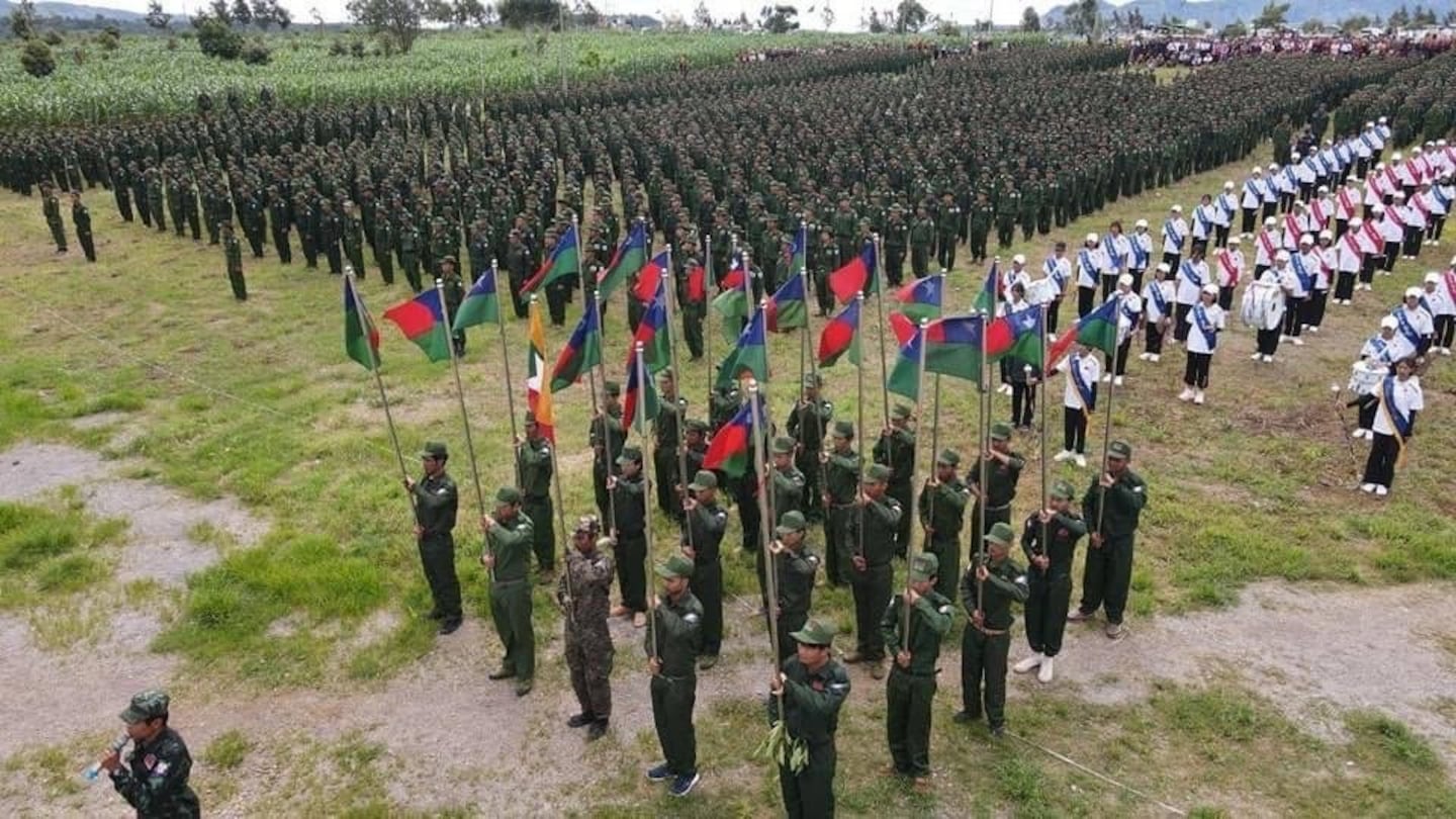 Pro-junta ethnic army finishes training for 10,000 in southern Shan ...