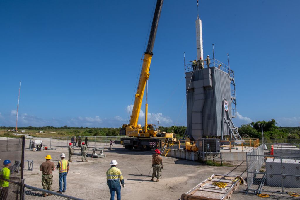 US missile test intercepts, downs ballistic target from Guam air base ...