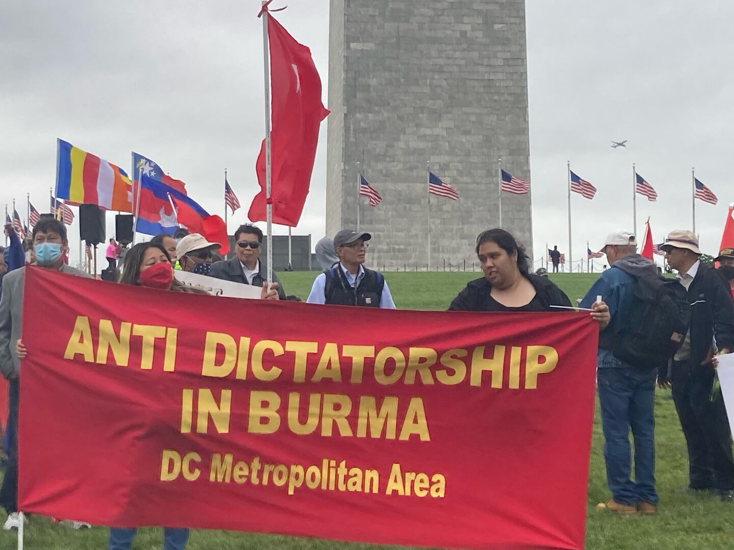 Southeast Asian diaspora protesters rally in Washington against ASEAN ...