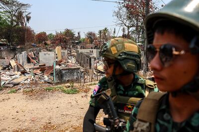 After 2024 setbacks, junta forces now control less than half of Myanmar ...