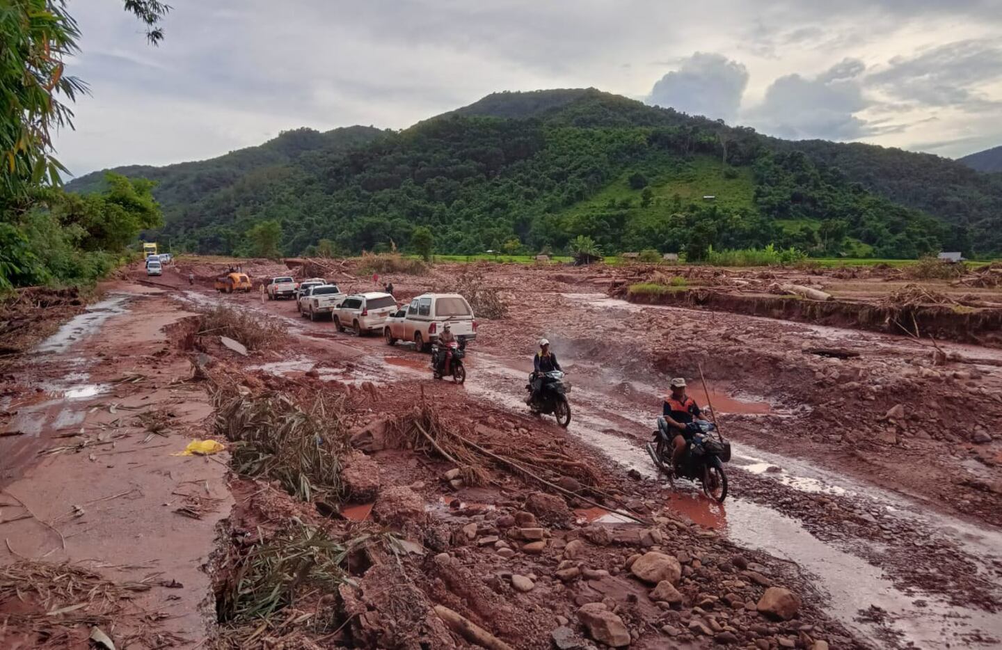 Weeks after tropical storm Ma-On batters northern Laos, residents ...