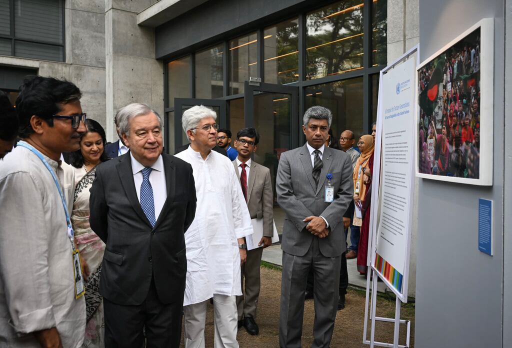 UN chief: Discussing humanitarian aid corridor from Bangladesh to ...