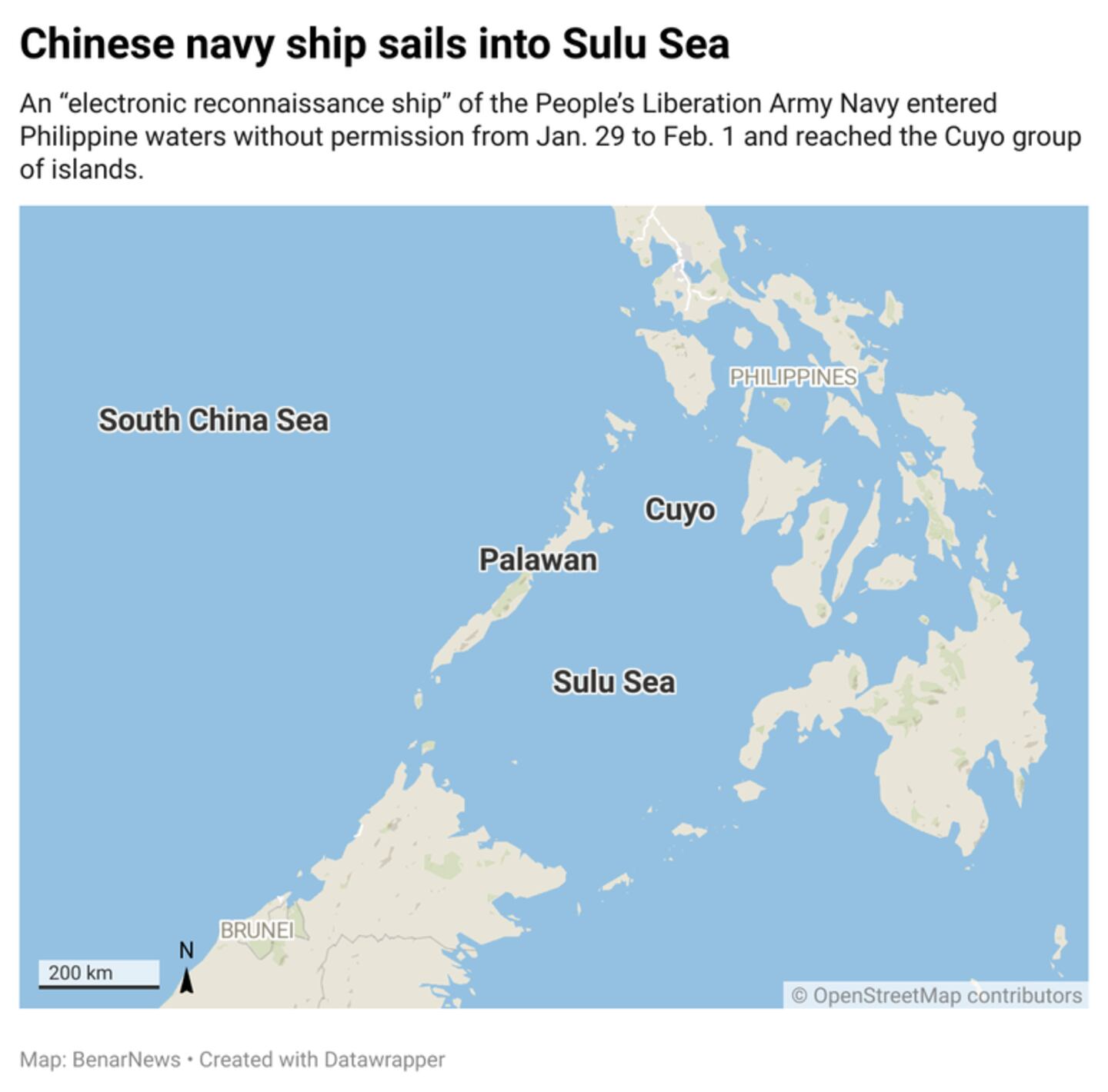 China calls ship’s passage in Philippine waters ‘safe, standard ...