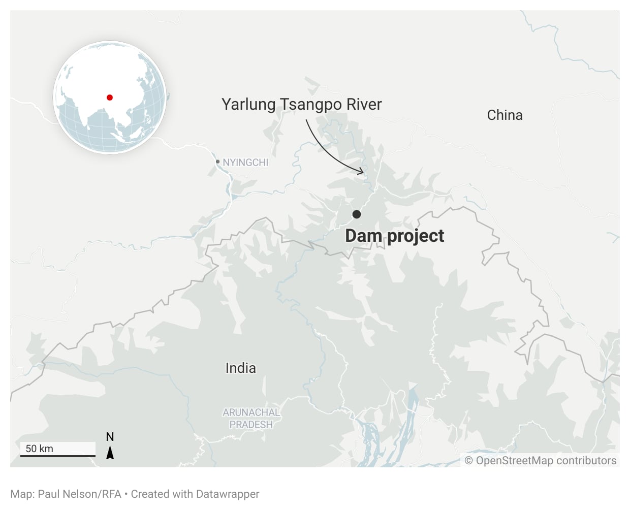 Yangtze River Dam Map